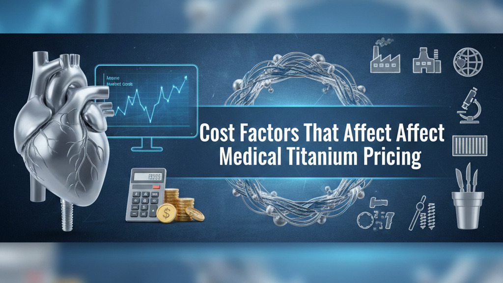 Cost Factors That Affect Medical Titanium Pricing - JH Medical Ti