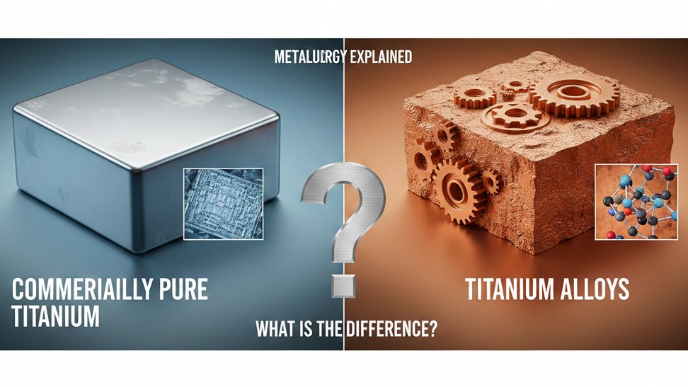 What is the Difference Between Commercially Pure Titanium and Titanium ...